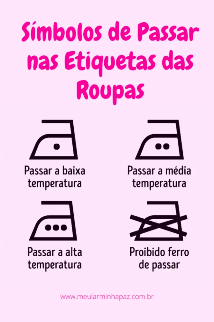 Descubra o Que Significam os Símbolos das Etiquetas das suas Roupas