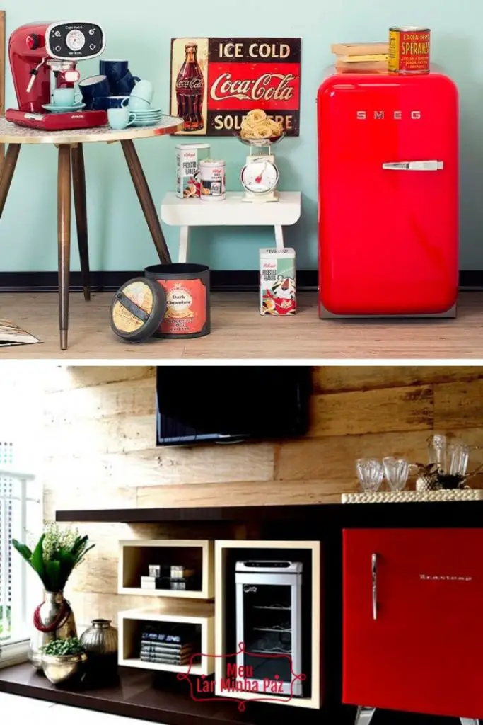 Decoração com Frigobar Retrô: 20 Ideias Criativas para a sua Casa ...